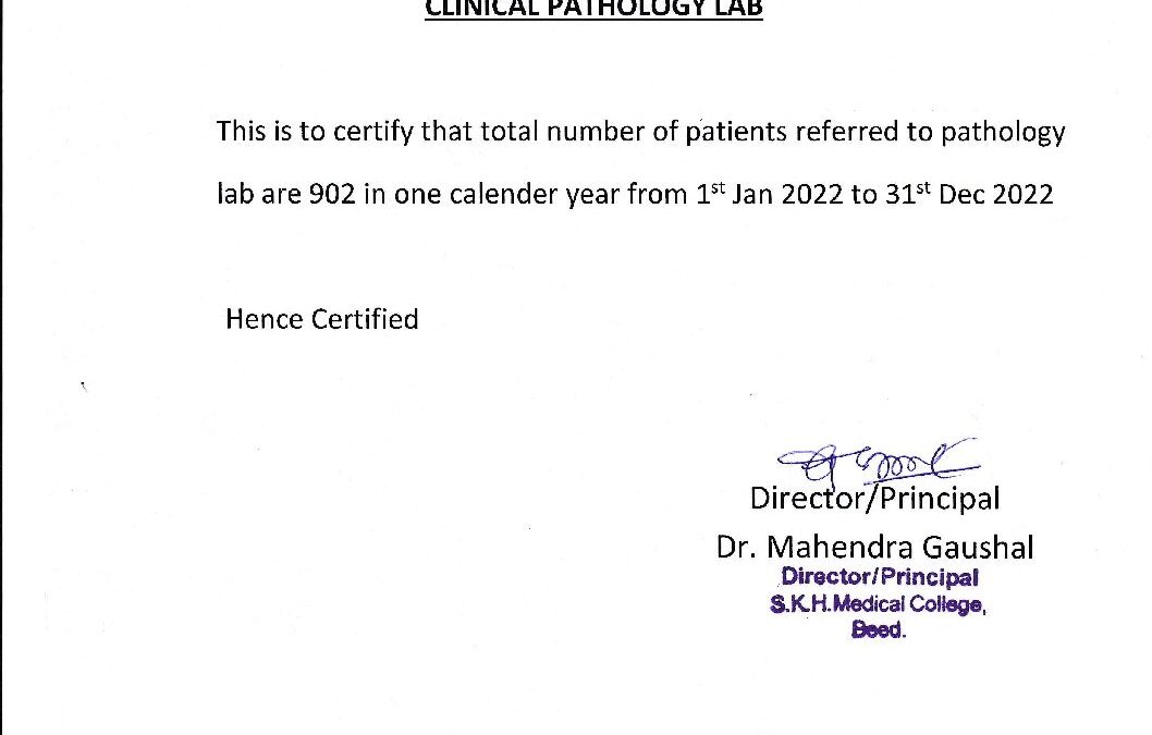 CLINICAL-PATHOLOGY-LAB|Sonajirao Kshirsagar Homoeopathic Medical ...